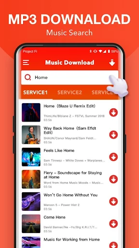 تحميل Mp3 Music Downloader‏ - Appcracy