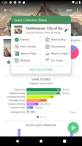 Download Board Game Stats - Appcracy