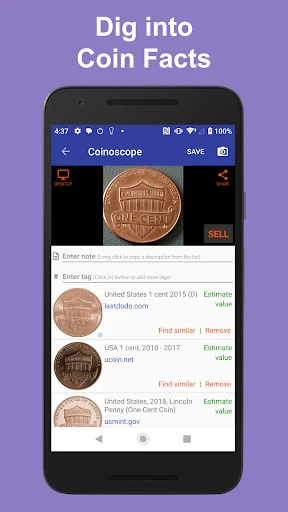 Download Coinoscope: Coin identifier - Appcracy