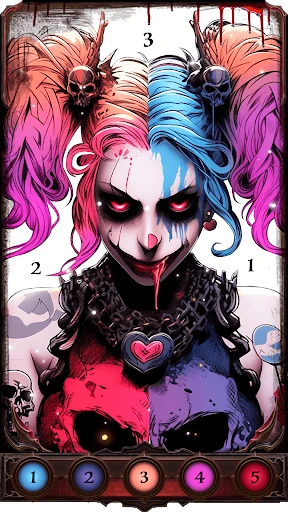 Download Dark, Horror Color by Number - Appcracy