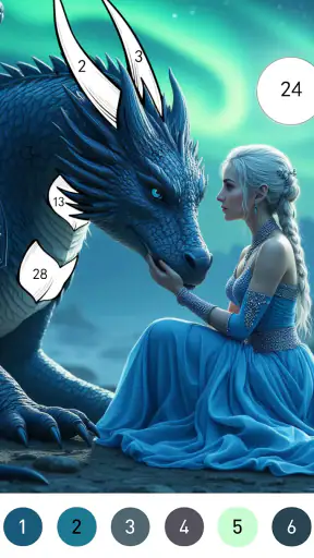 Download Fantasy Color By Number Game - Appcracy