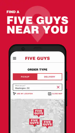 Download Five Guys Burgers & Fries - Appcracy