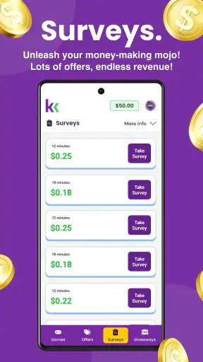 Download KashKick: Get paid to have fun - Appcracy