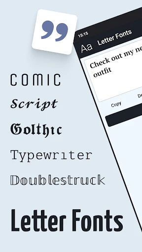 Download Letter Fonts - Stylish Text - Appcracy