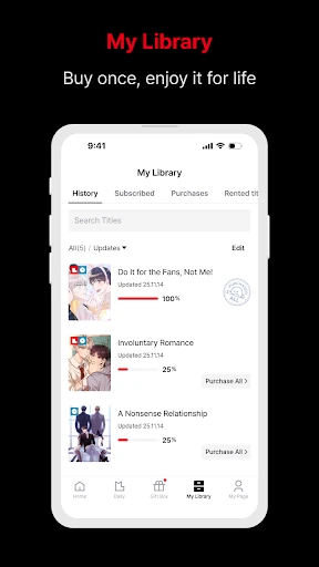 Download Lezhin Comics - Daily Releases - Appcracy