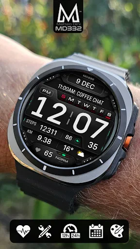 Download MD332 Digital watch face - Appcracy