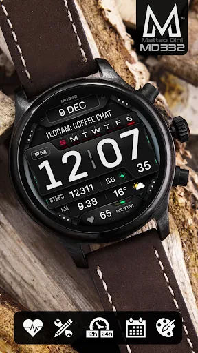 Download MD332 Digital watch face - Appcracy