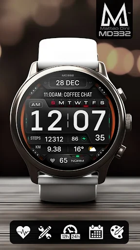 Download MD332 Digital watch face - Appcracy