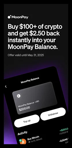 Download MoonPay: Buy Crypto & Bitcoin - Appcracy