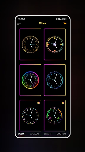 Download Neon Clock Wallpaper - Appcracy