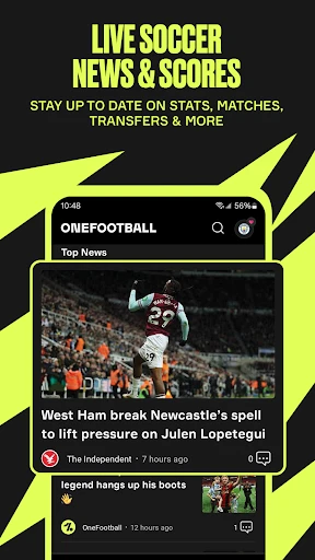 Download OneFootball: All Soccer Scores - Appcracy