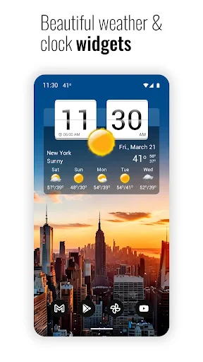 Download Sense Flip Clock & Weather - Appcracy