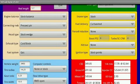Download Virtual Dyno PRO - Appcracy