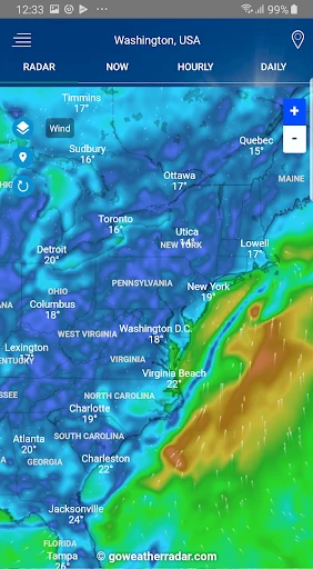 Download Weather Radar - Windy, rain ra - Appcracy