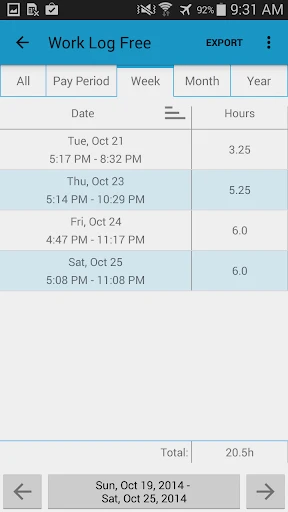 Download Work Log Pro - Appcracy