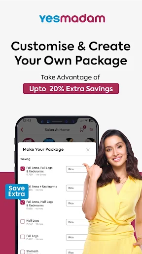 Download Yes Madam - Salon at Home - Appcracy