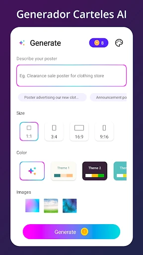 Descargar Crear carteles AI Poster maker - Appcracy