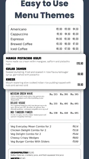 Descargar Menu Maker, Design Creator - Appcracy