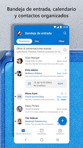 Descargar Microsoft Outlook Lite: Correo - Appcracy
