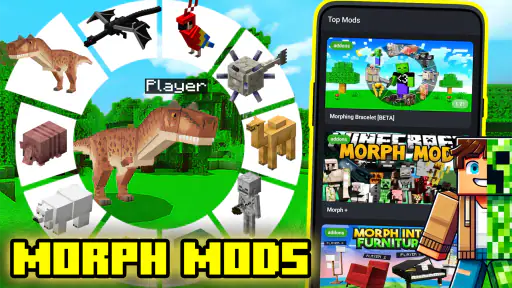Descargar Morph Mods for Minecraft PE - Appcracy