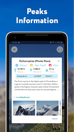 PeakVisor - 3D Maps & Peaks ID - Descarga de App para Android e iOS