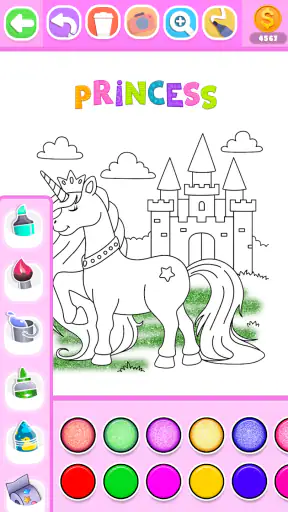Descargar Princess Coloring Book Glitter - Appcracy