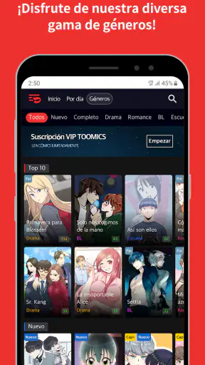 Descargar Toomics - Lee Cómics Premium - Appcracy