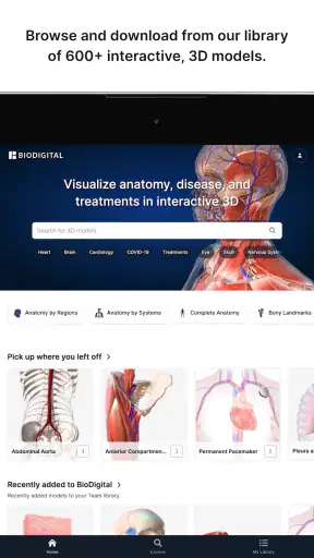 Télécharger BioDigital Human - 3D Anatomy - Appcracy