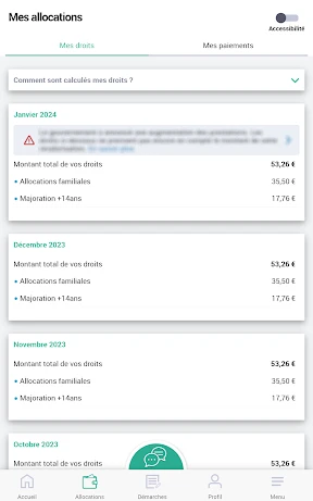 Téléchargez Caf - Mon Compte - Appcracy