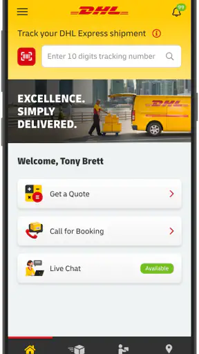 Télécharger DHL Express Mobile - Appcracy