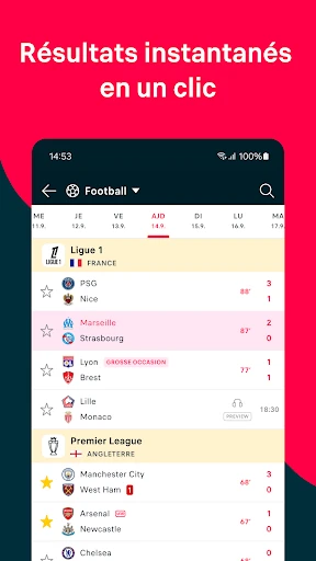 Télécharger Flashscore: Résultats & Actu - Appcracy