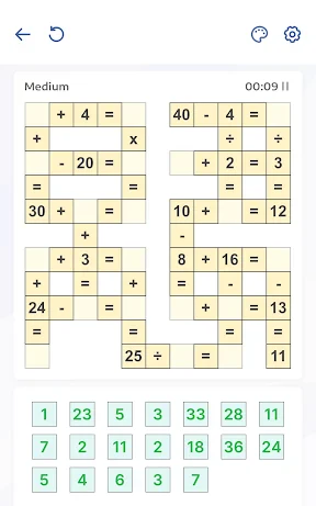 Téléchargez Jeux de maths - Crossmath - Appcracy