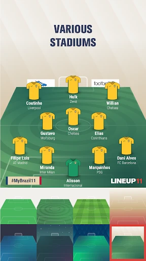Téléchargez LINEUP11: Football Lineup - Appcracy