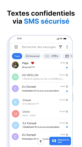 Téléchargez Messages - SMS Texte Messaging - Appcracy