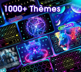 Téléchargez Neon LED Keyboard: Clavier LED - Appcracy