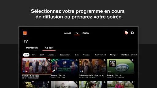 Télécharger Orange TV - Appcracy