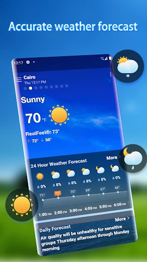 Télécharger Prévisions météo - Widget - Appcracy