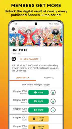 Télécharger Shonen Jump Manga & Comics - Appcracy