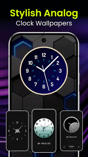 Télécharger Stylish - Clock Live Wallpaper - Appcracy