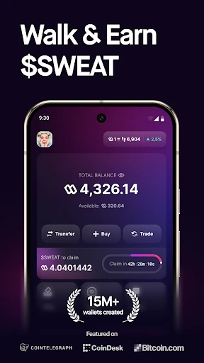 Sweat Wallet - Pay with Steps - Télécharger App pour Android & iOS ...