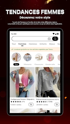 Téléchargez Temu : Achats et Mode en Ligne - Appcracy