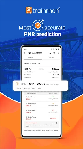 Téléchargez Trainman - Train booking app - Appcracy