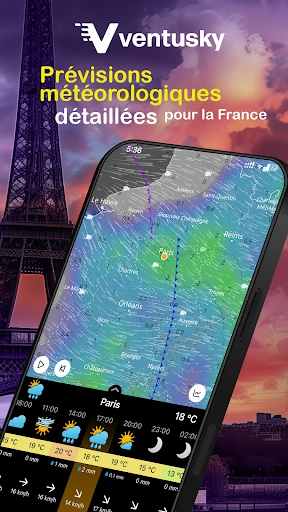 Téléchargez Ventusky: Météo & Radar - Appcracy