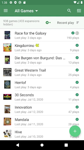 डाउनलोड करें Board Game Stats - Appcracy