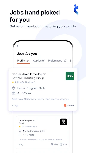 Naukri - Job Search App - Android और iOS के लिए ऐप डाउनलोड करें