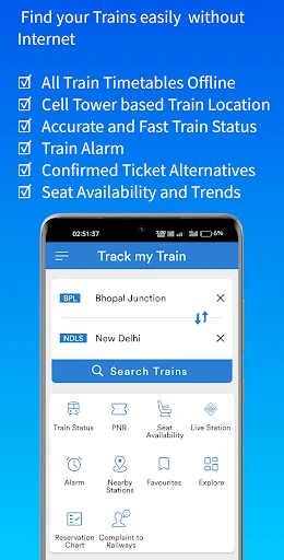 डाउनलोड करें Track My Train - Live Status - Appcracy
