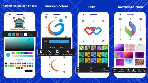 Crea Logo personalizzati Loghi - Scarica l'app per Android e iOS