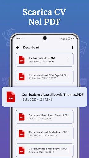 Scarica Creare curriculum vitae PDF - Appcracy