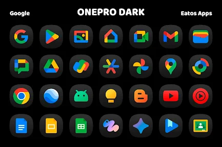OnePro (Dark) - Icon Pack - Scarica l'App per Android e iOS - Appcracy