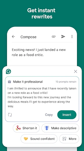 Grammarly-AI Writing Assistant をダウンロード - Appcracy
